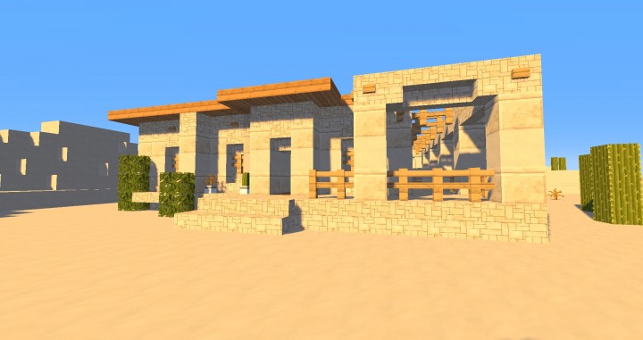 Desert house Minecraft Map