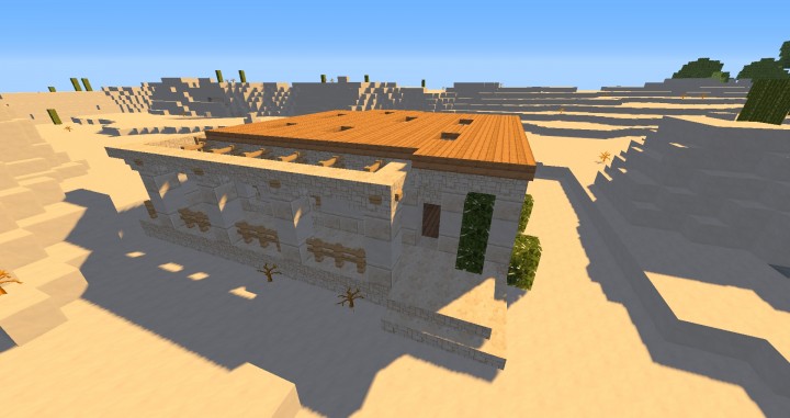 Desert house Minecraft Map