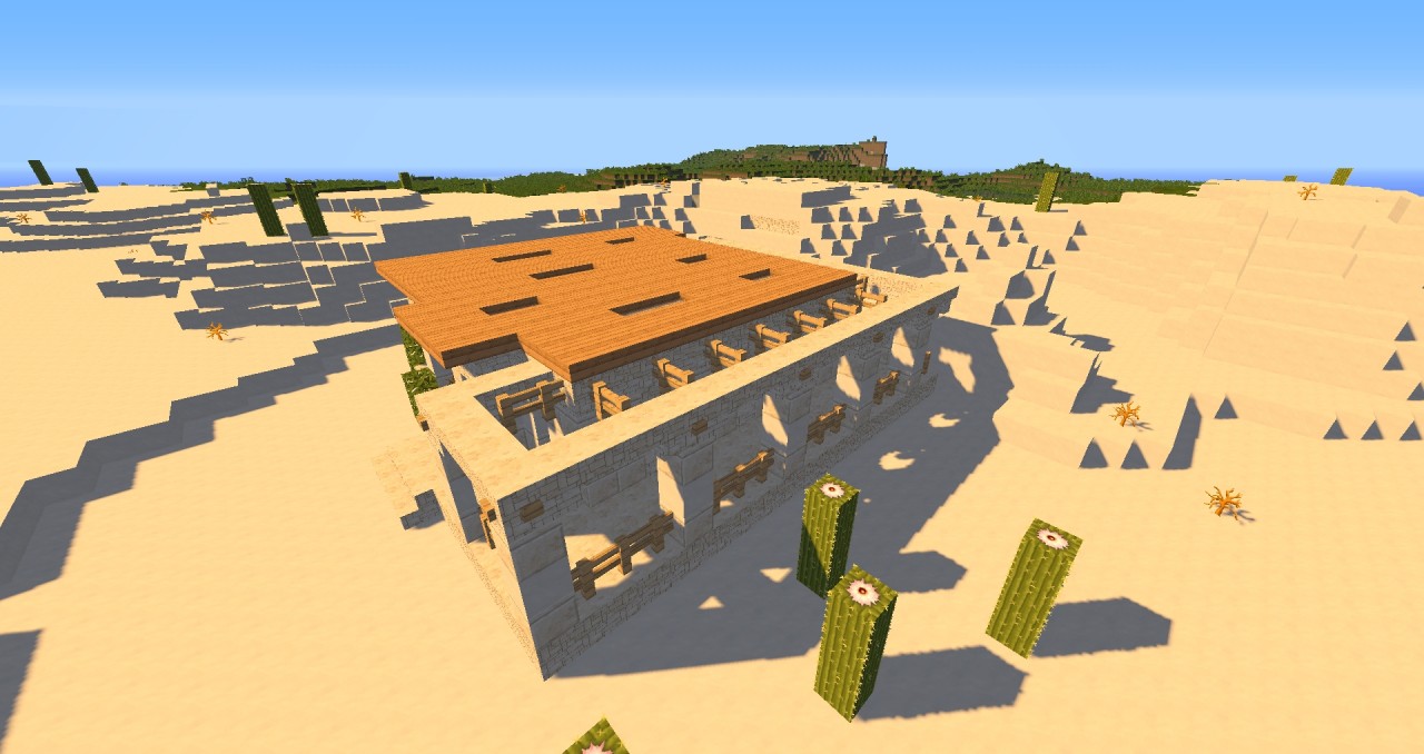 Desert house Minecraft Map