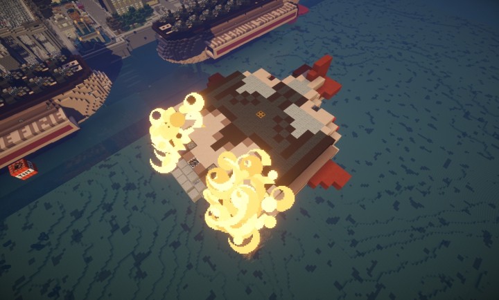 Working Air Warship: Silver Empire Assault Craft With Adjustable Arc ...