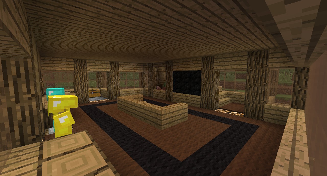 Mediocre wooden house Minecraft Map