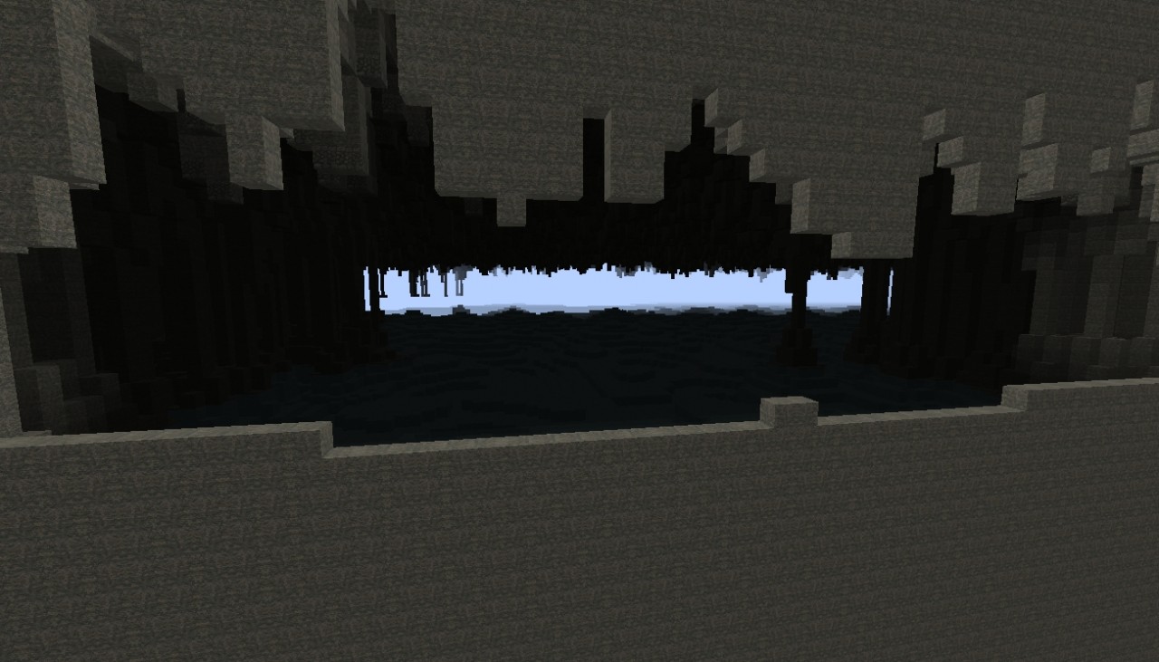 Stone Caves Display Chunk Minecraft Map