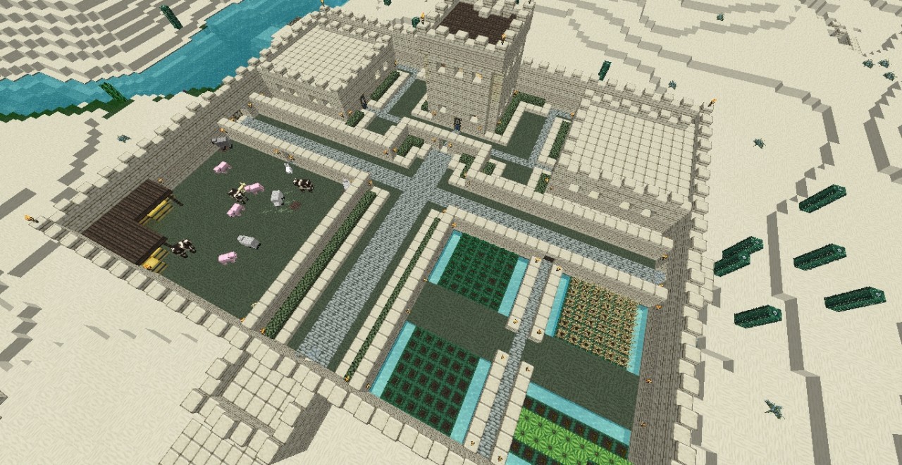 Desert Survival map Minecraft Map