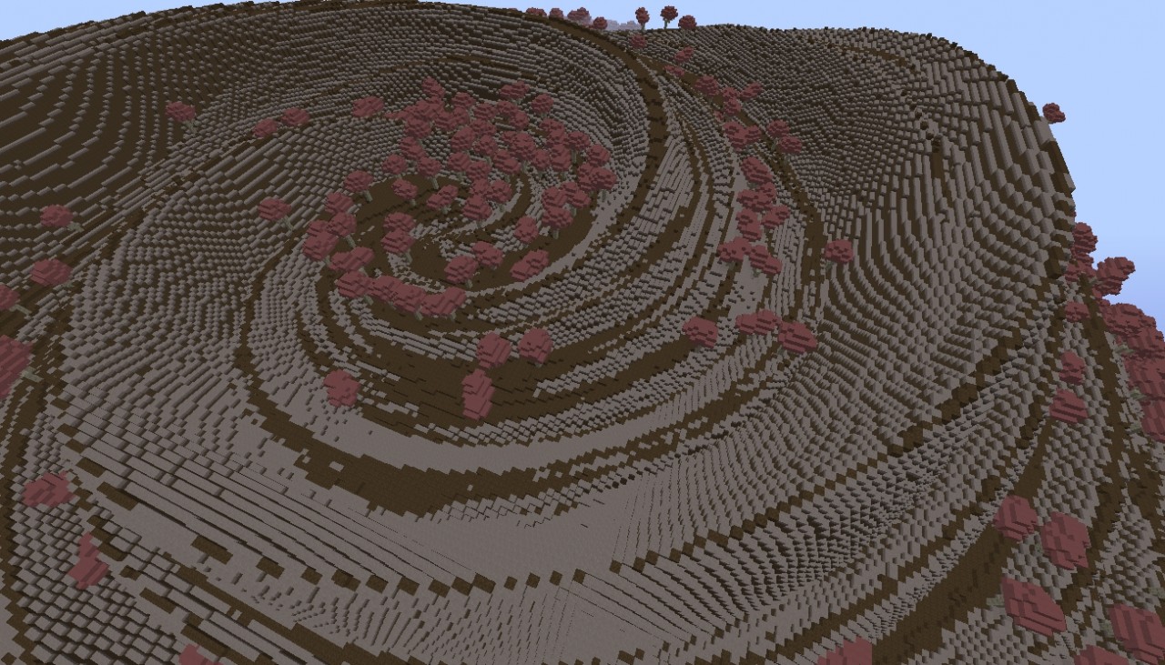 Land Spiral Minecraft Map