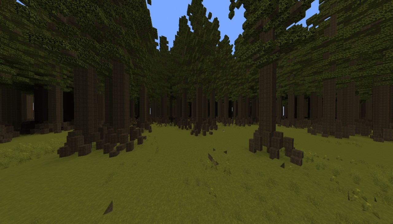 Custom Fir Roofed Forest Minecraft Map