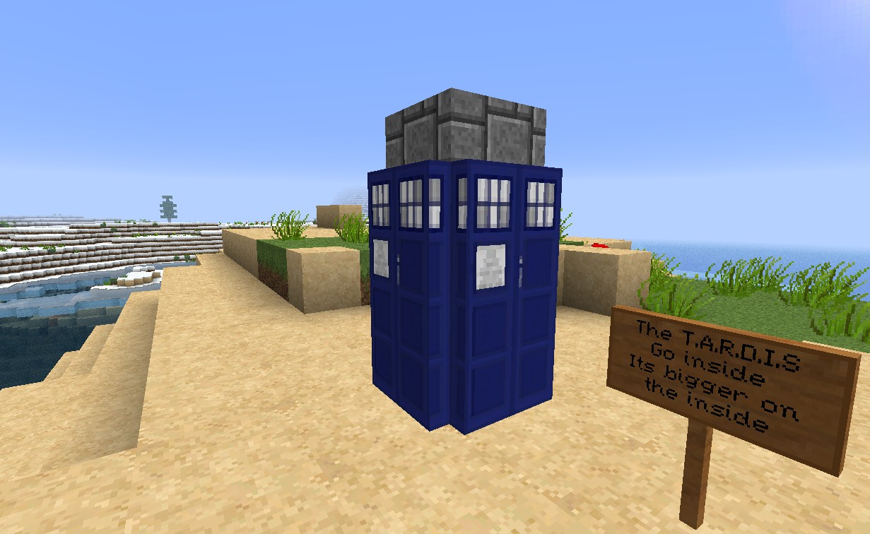 The Doctor Who TARDIS Minecraft Map