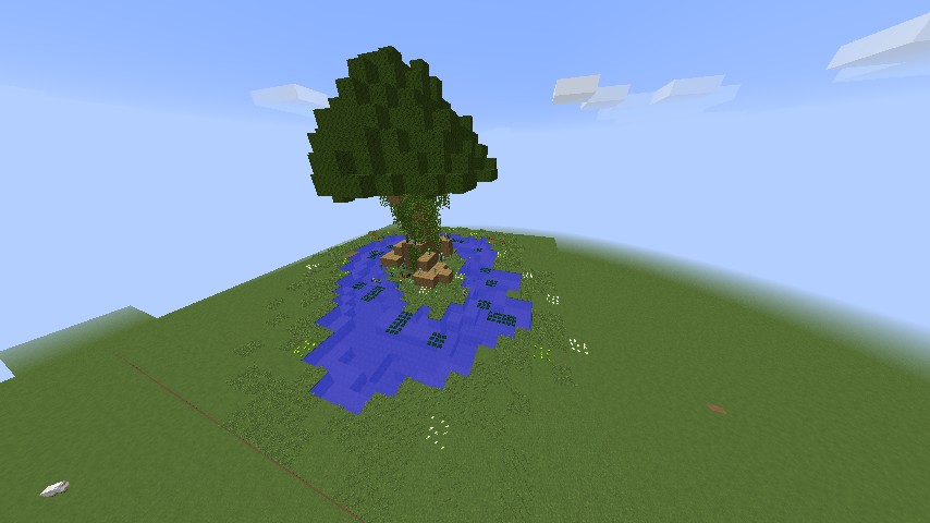 small tree plus big tree Minecraft Map