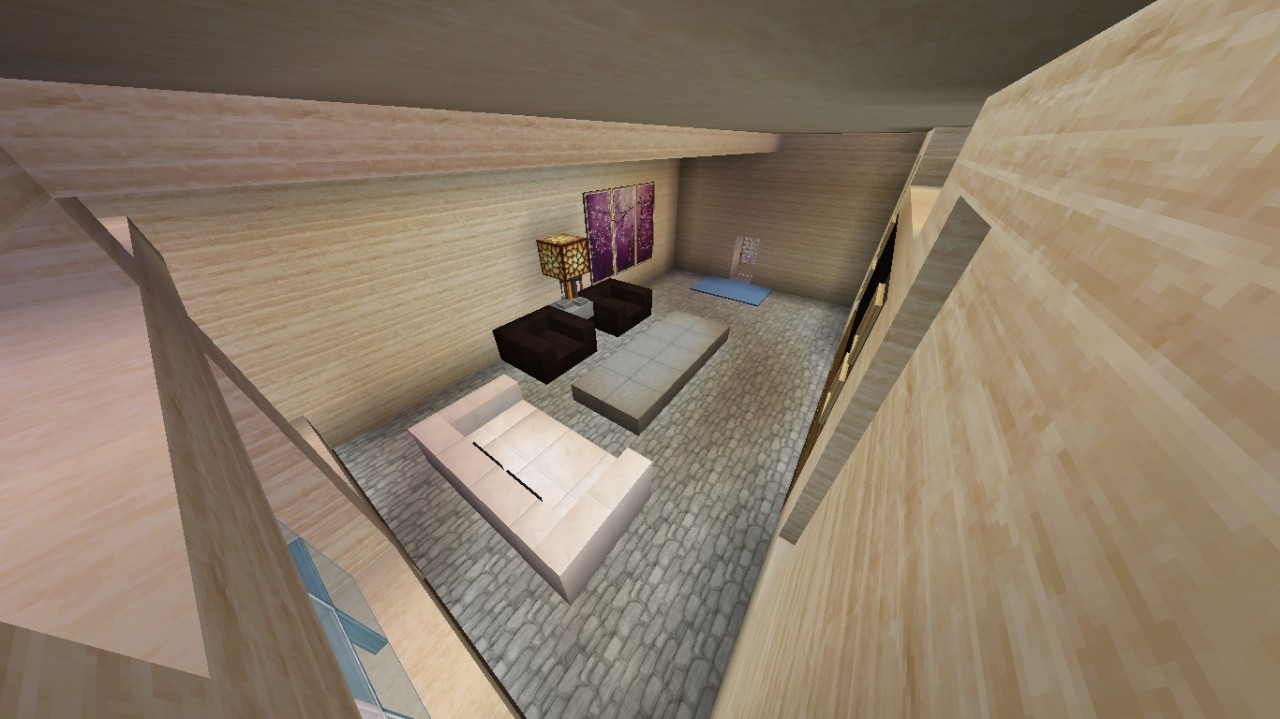 Living-Room furniture design Minecraft Map