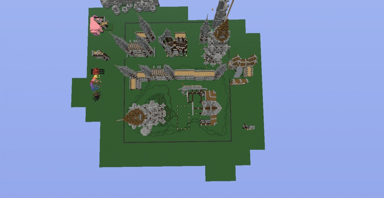 rustic castle Minecraft Map