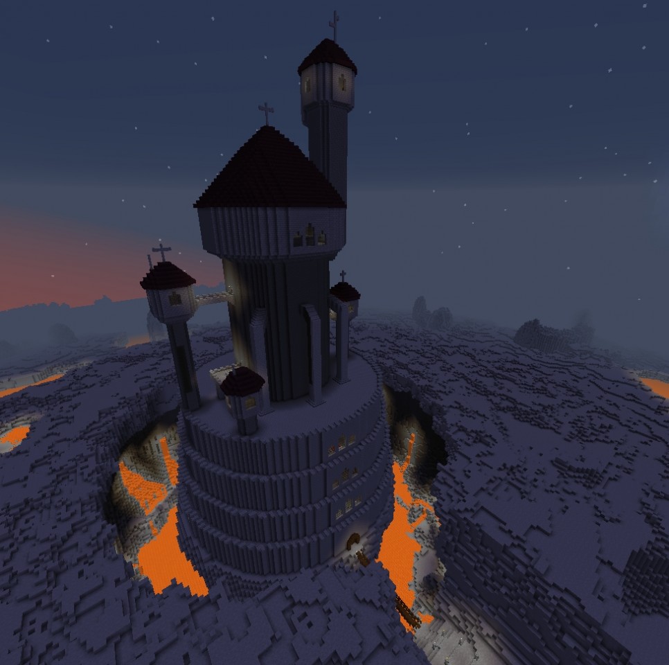 Volcano Fortress (adventure map) Minecraft Map