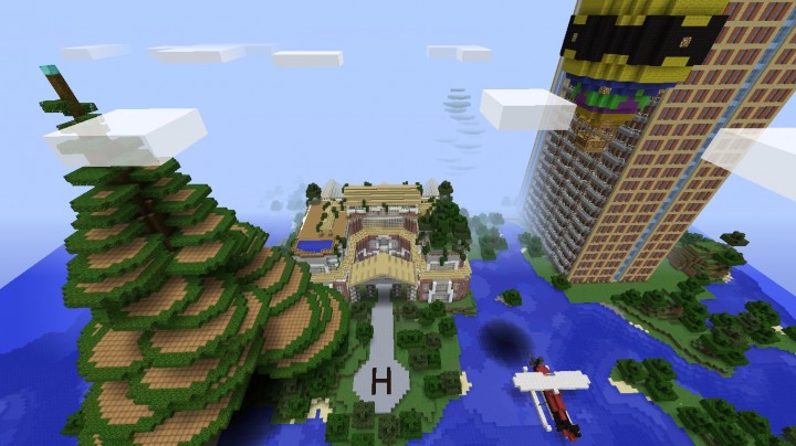 The Holiday Island Minecraft Map