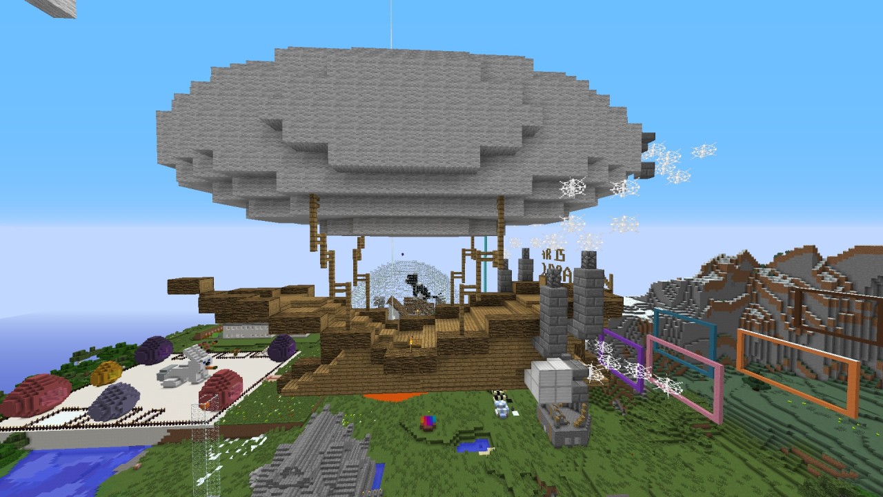 Steampunk Zepplin Minecraft Map