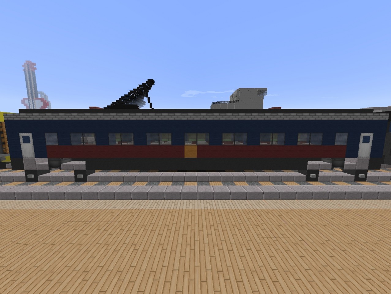 BR Mk4 coach GNER Minecraft Map