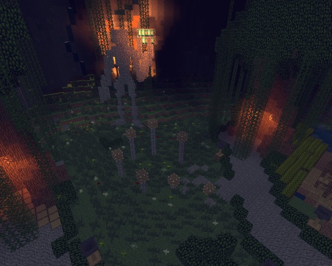 Rev Network Spawn Fantasy Theme Minecraft Map