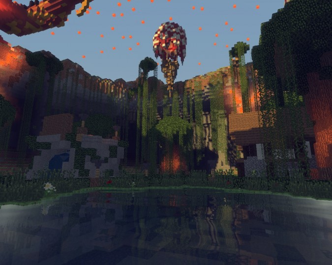 Rev Network Spawn Fantasy Theme Minecraft Map