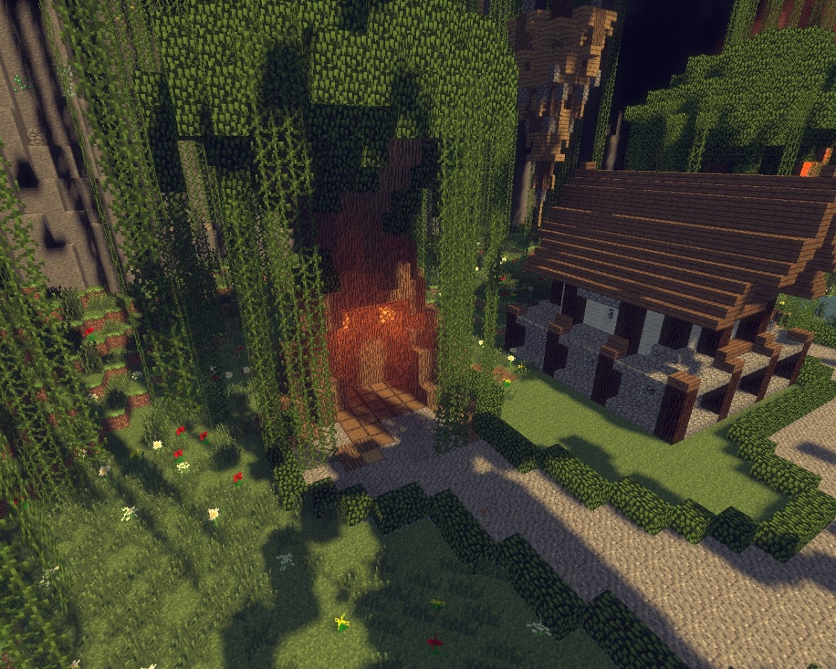 Rev Network Spawn Fantasy Theme Minecraft Map