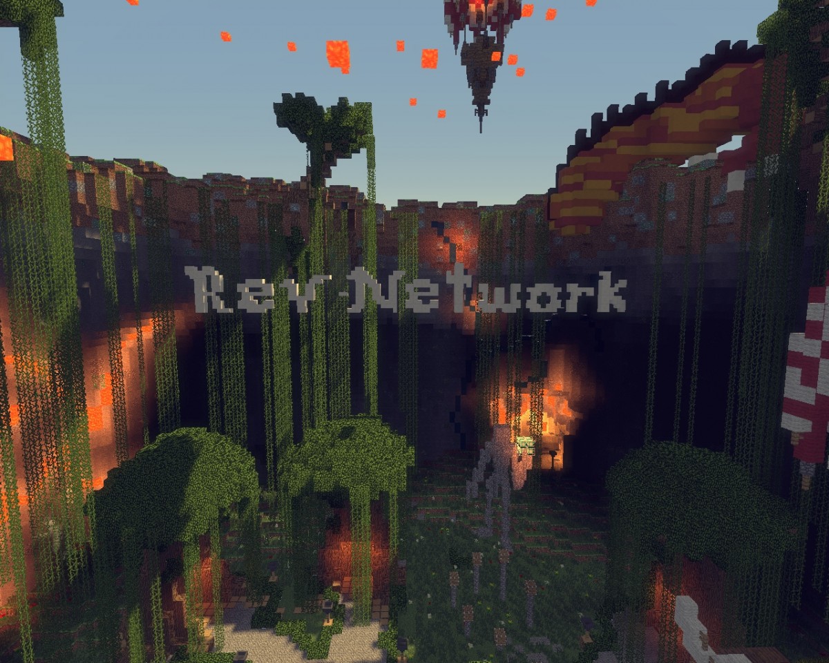 Rev Network Spawn Fantasy Theme Minecraft Map