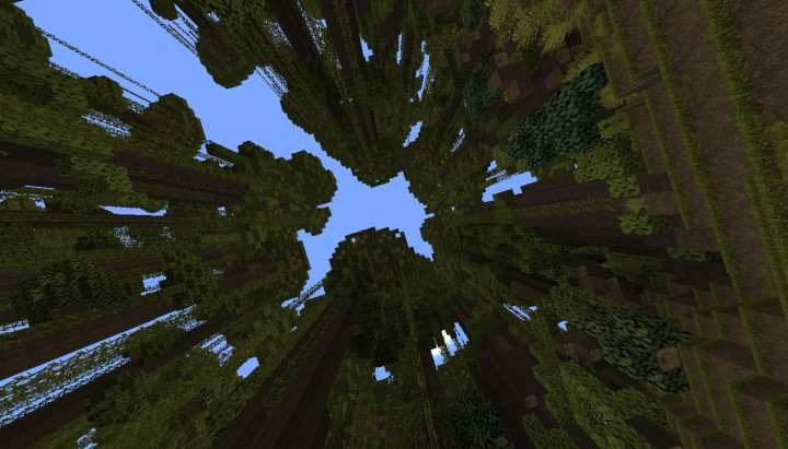 Massive Jungle Island, Custom Jungle Trees With Download. Minecraft Map