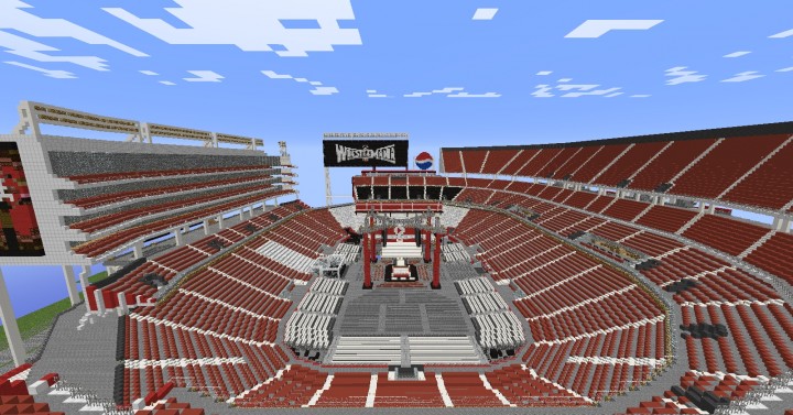 Levi's Stadium - Santa Clara Bay Area Minecraft Map