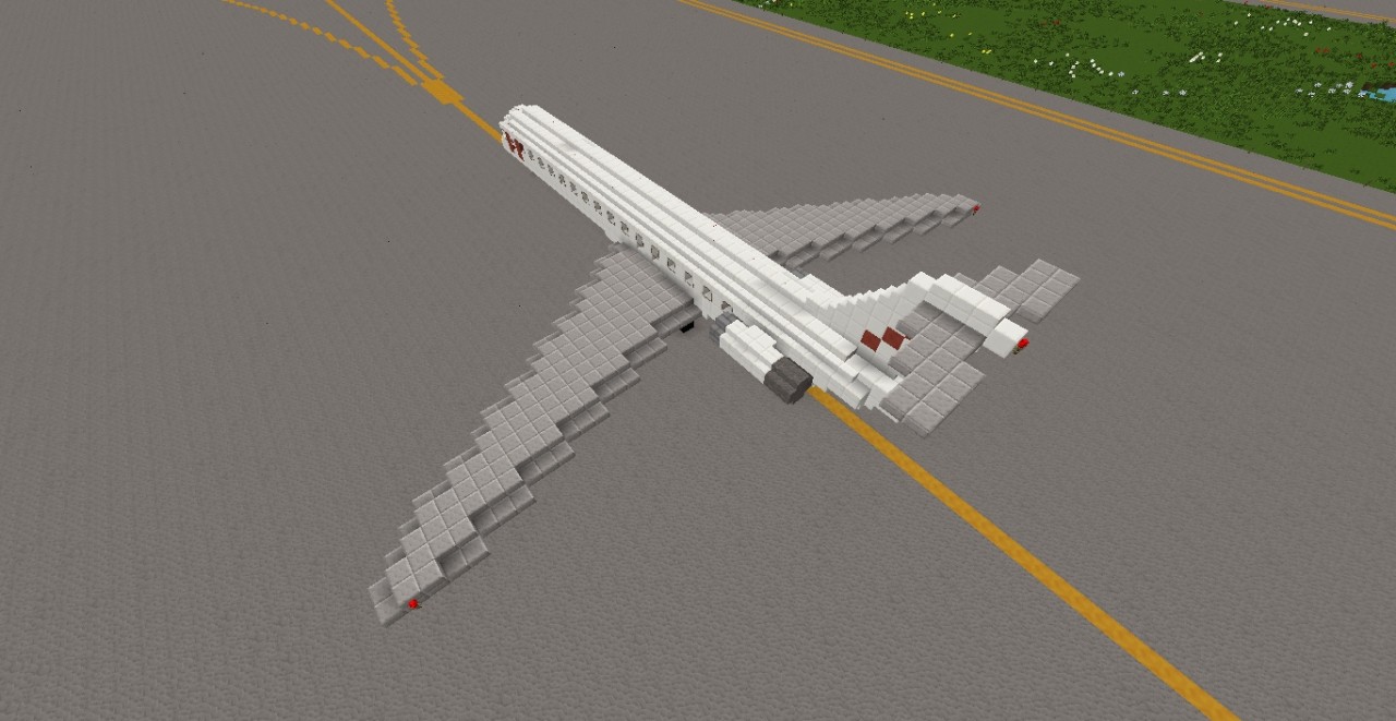 McDonnell Douglas DC-9-40 Minecraft Map