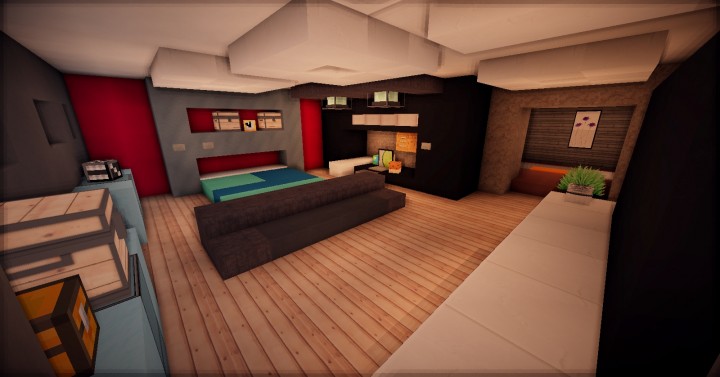 Modern House 8 [home curve] Minecraft Map