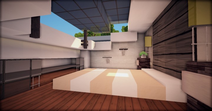 Modern House 8 [home curve] Minecraft Map