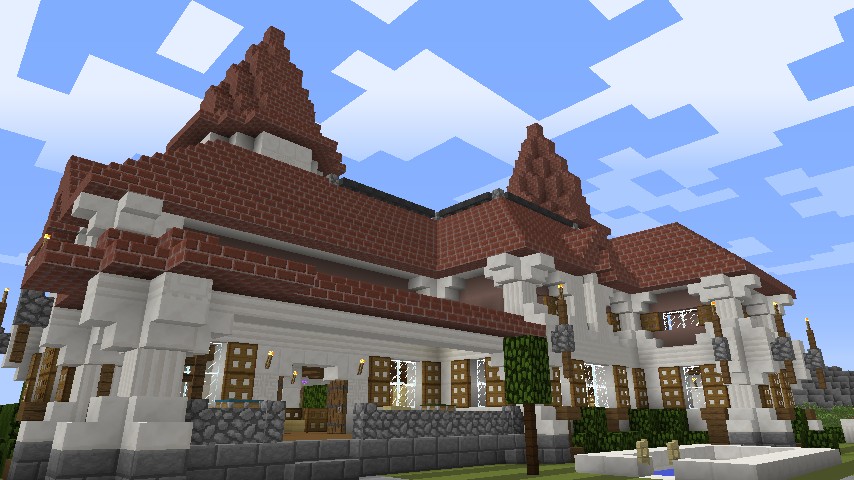 Southern Colonial villa Minecraft Map