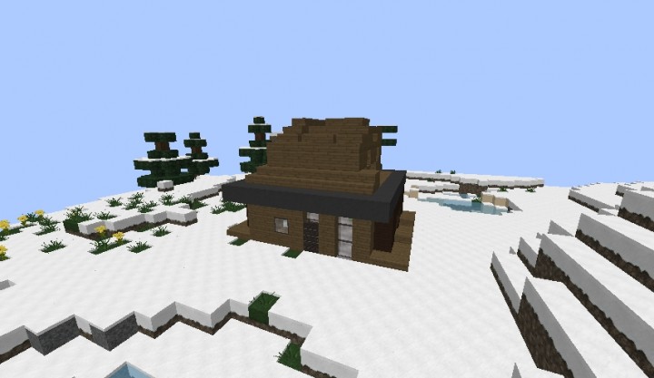 Winter House [Modern] Minecraft Map