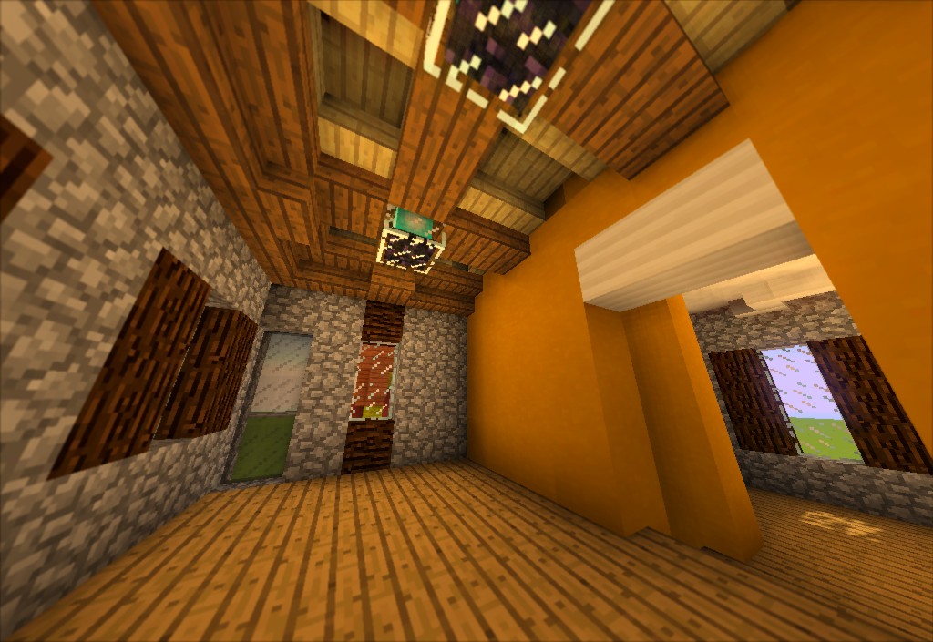 My first Traditional House (unfinished interior) Minecraft Map