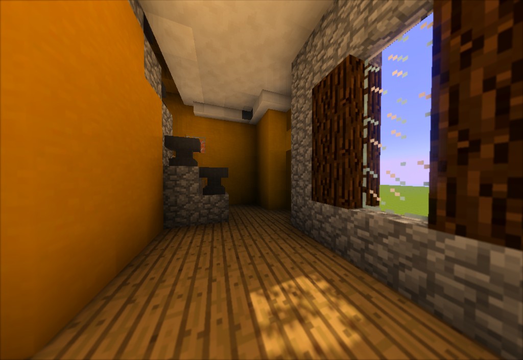 My first Traditional House (unfinished interior) Minecraft Map