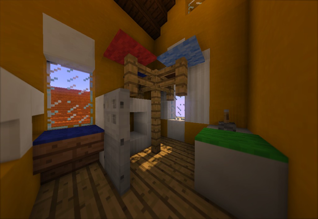 My first Traditional House (unfinished interior) Minecraft Map