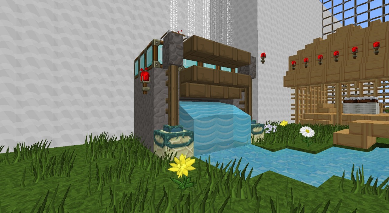 Piston House Villa Minecraft Map