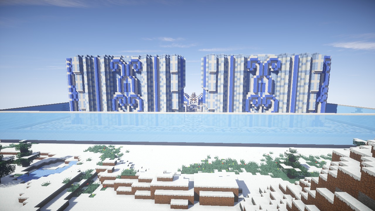 Ice / Winter Theme Faction Spawn [1.7 - 1.14] Minecraft Map
