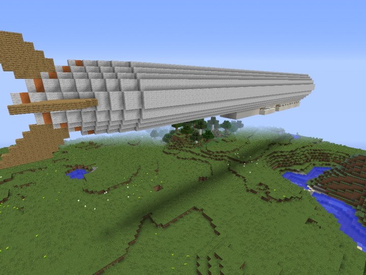 Zeppelin r-70 flyer Minecraft Map