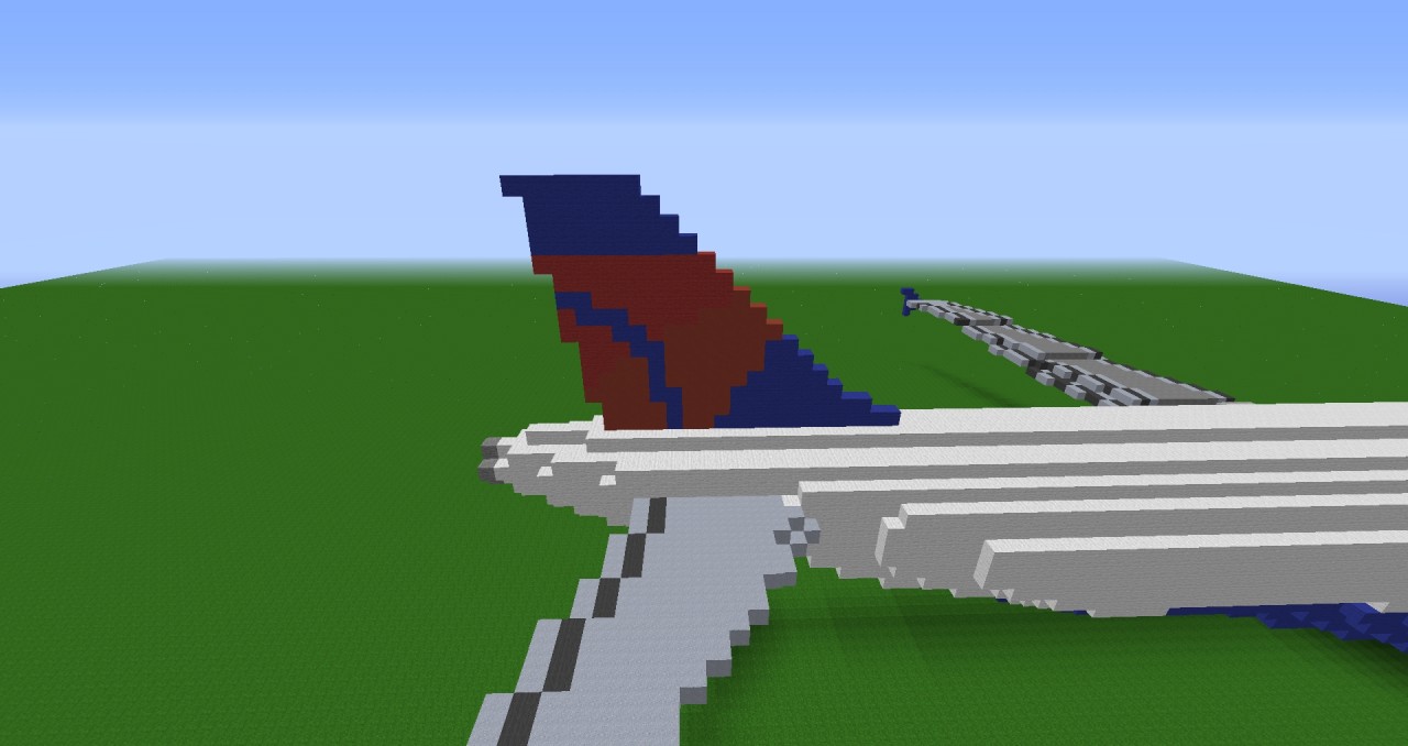 Airbus a320 (Delta Airlines) Minecraft Map