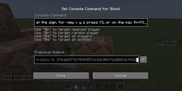 Cool Stuffs With Command Blocks Minecraft Project