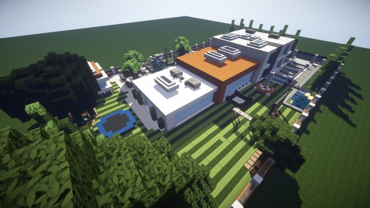 Modern House - Stack House Minecraft Map