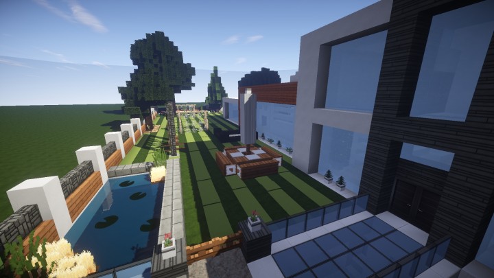 Modern House - Stack House Minecraft Map