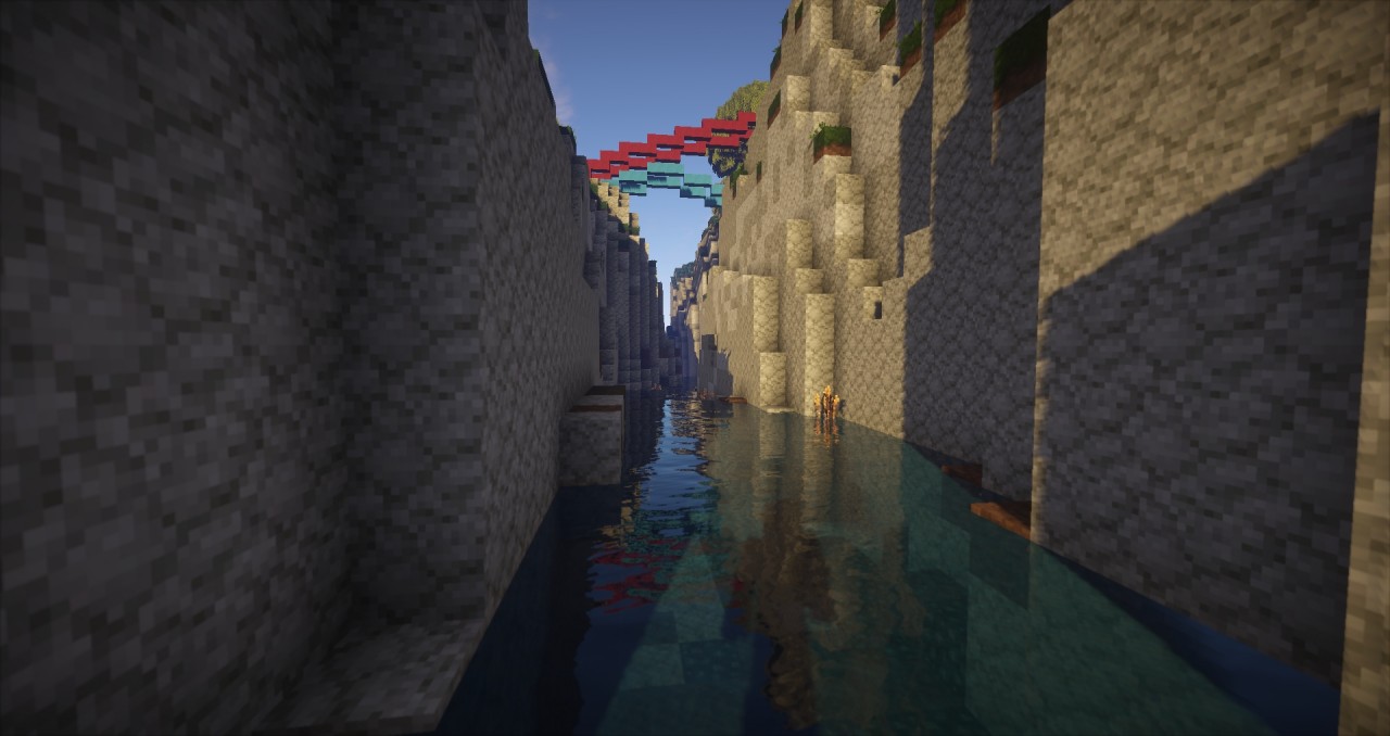 Ravine Side Villa Minecraft Map