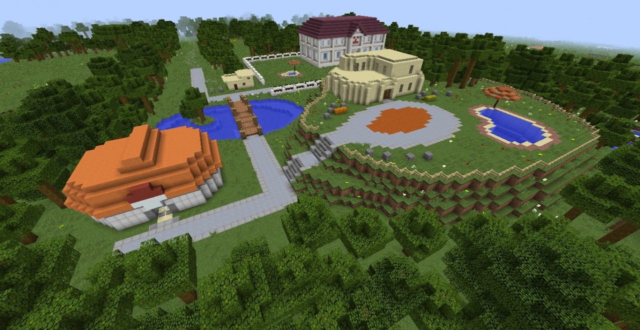 Pokémon Sinnoh Region Minecraft Map