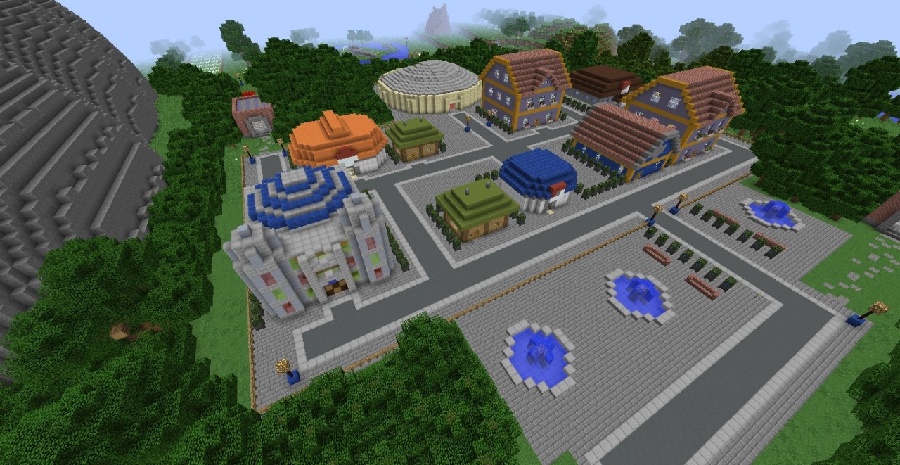 Pokémon Sinnoh Region Minecraft Map