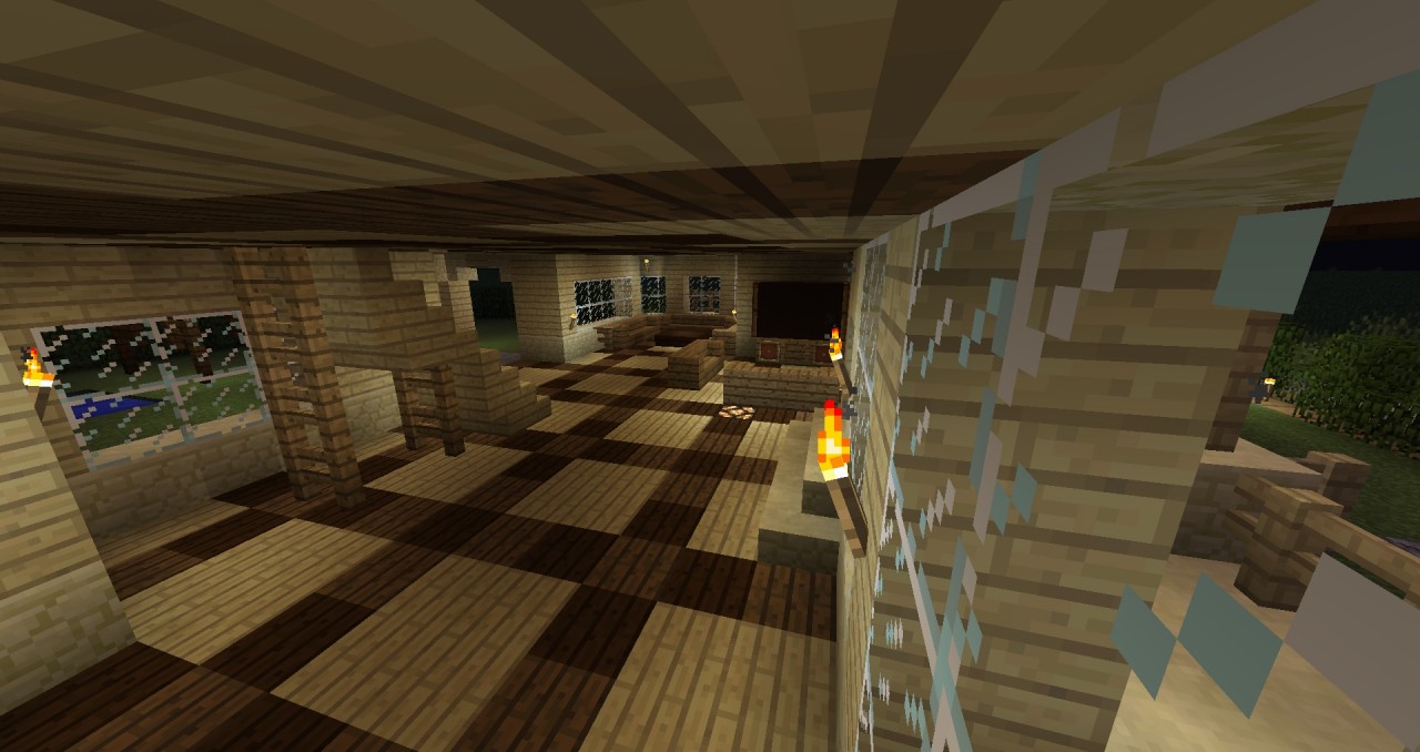 Suburban Two Story House Minecraft Map