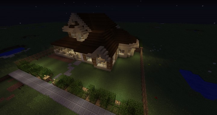 Suburban Two Story House Minecraft Map