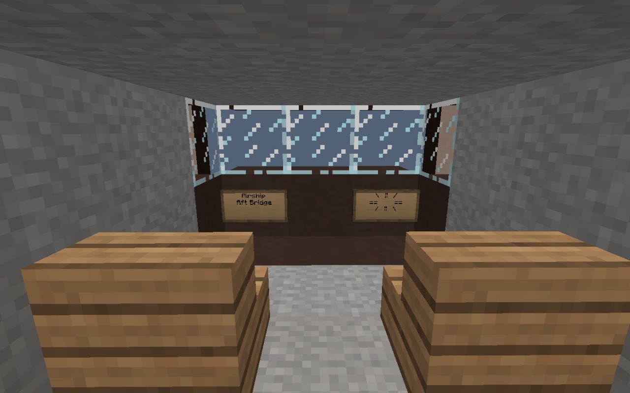 Functional Movecraft Air Warship Minecraft Map