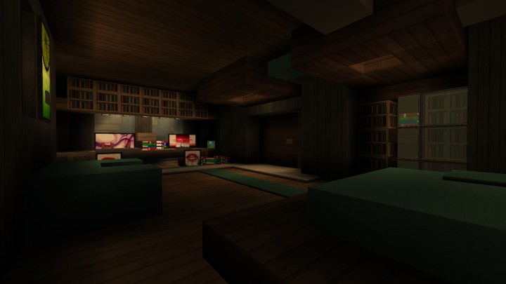 Metal Beam Modern House n°5 Minecraft Map