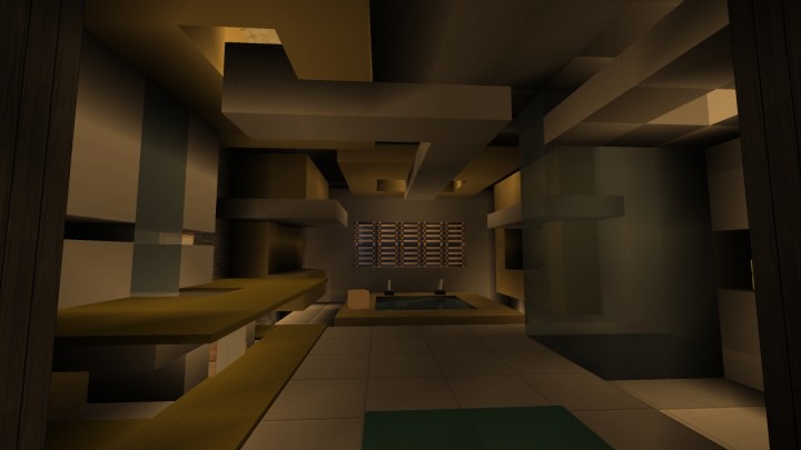 Metal Beam Modern House n°5 Minecraft Map