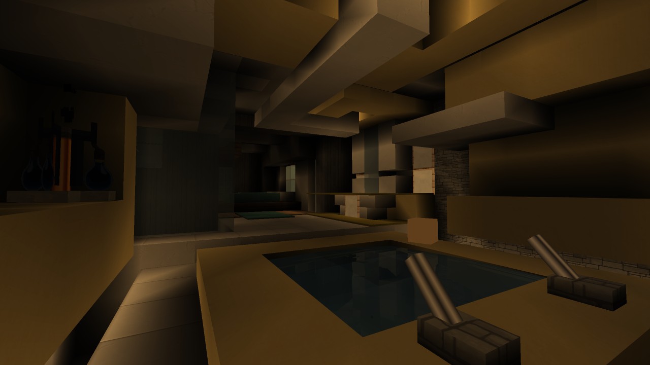 Metal Beam Modern House n°5 Minecraft Map