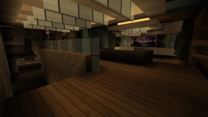 Metal Beam Modern House n°5 Minecraft Map