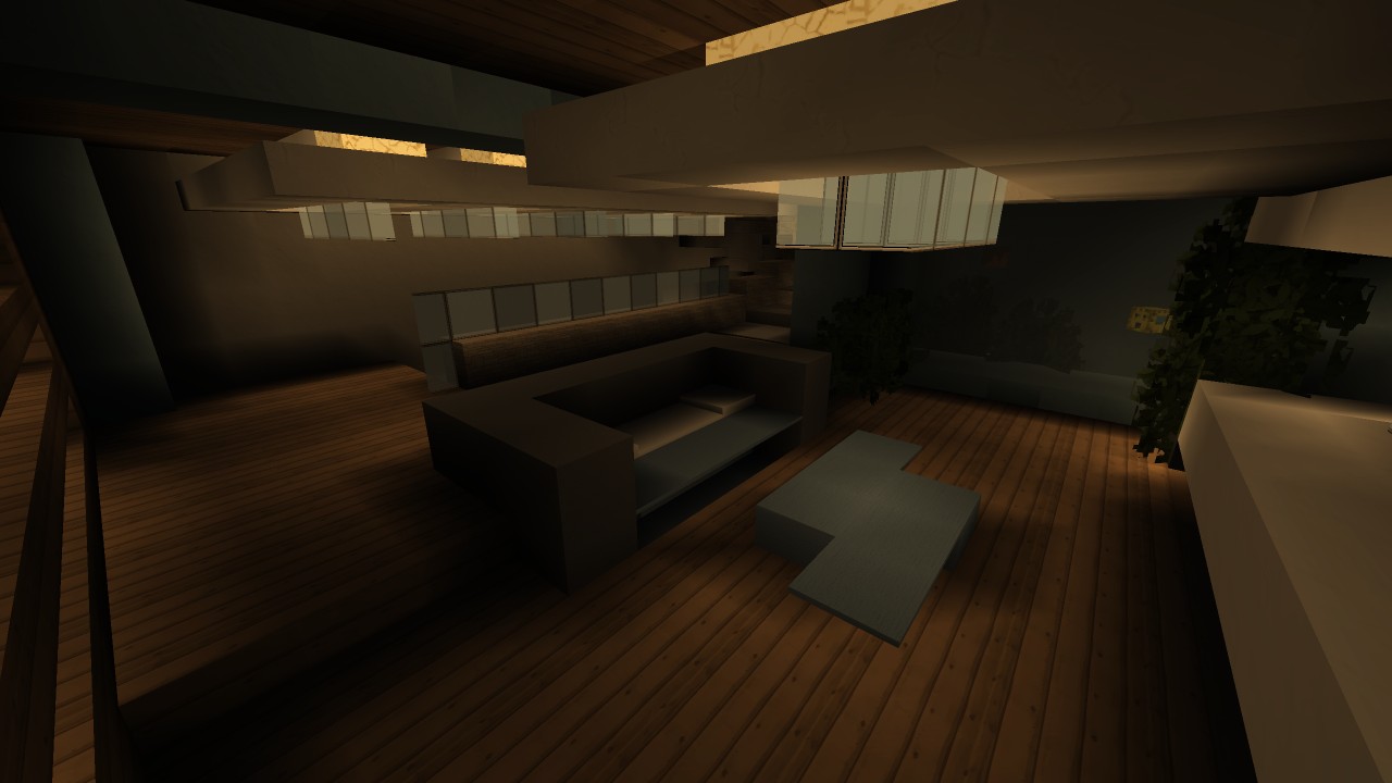 Metal Beam Modern House n°5 Minecraft Map