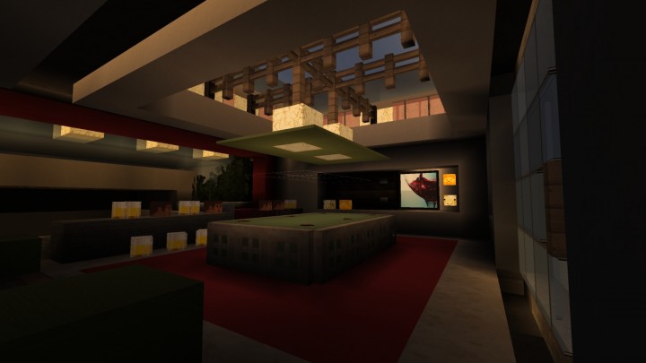 Metal Beam Modern House n°5 Minecraft Map